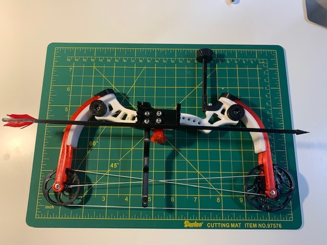 🏹 Miniature Compound Bow Arrows and Arrow Heads・Free 3D File for ・Cults